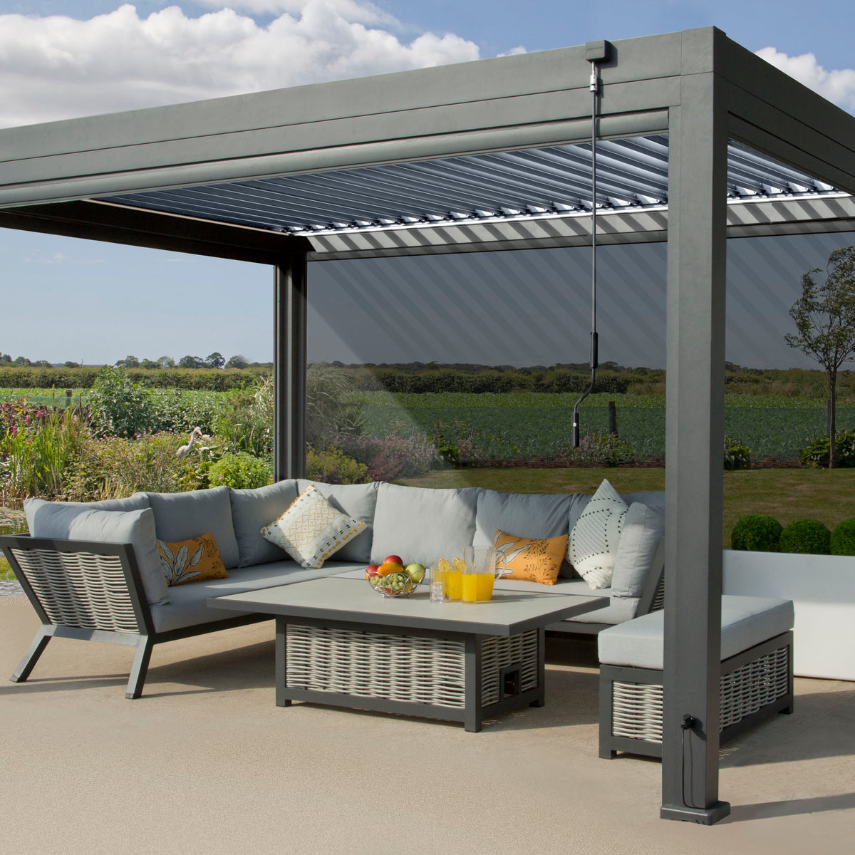 Athena 4m x 3m Aluminium Pergola – Garden Store Direct