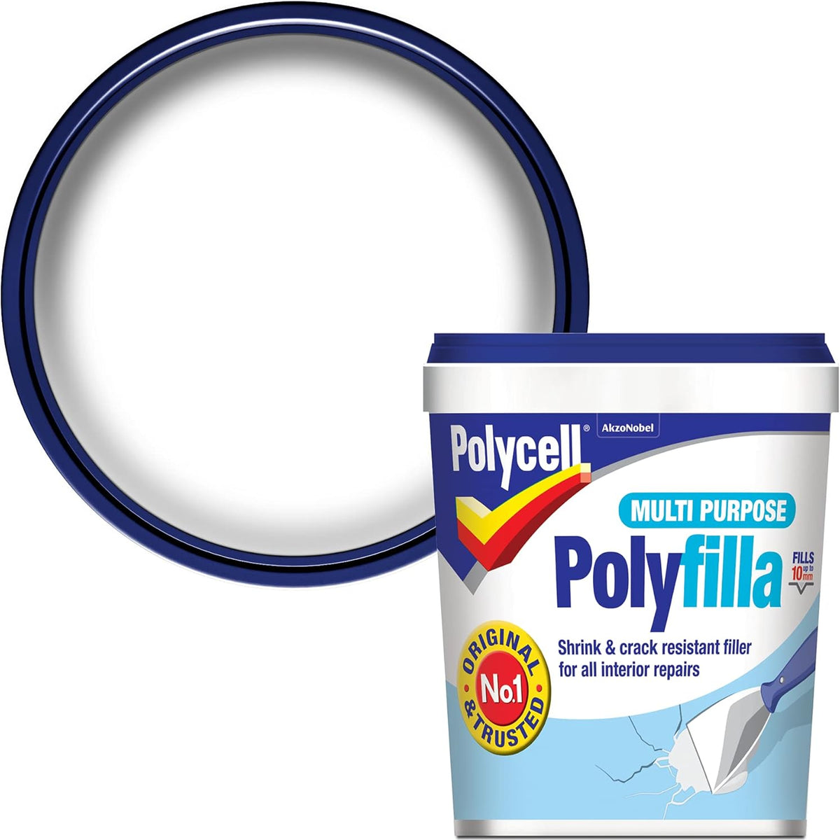 Polycell Multi Purpose Polyfilla - Ready Mixed 1KG – Garden Store Direct
