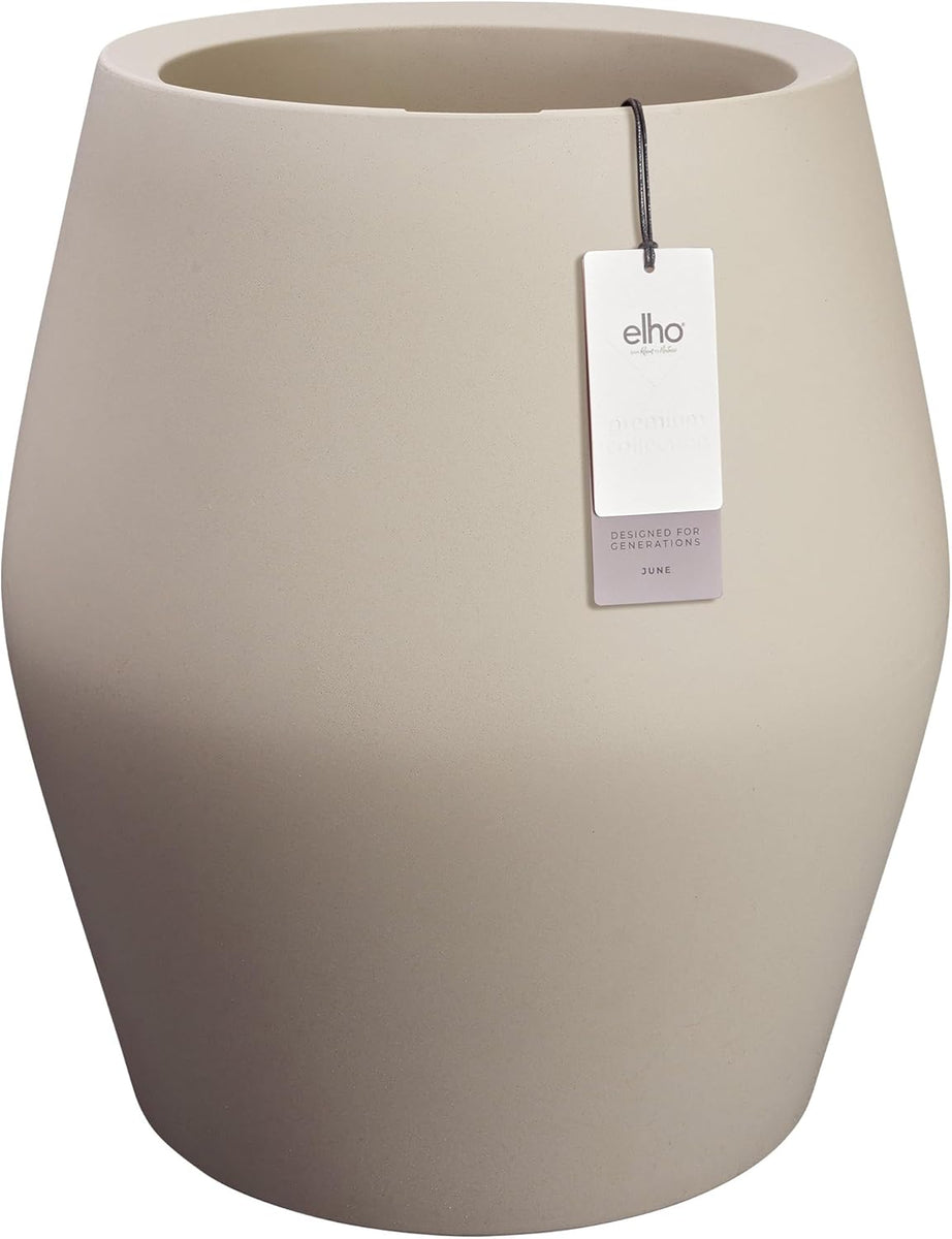 June Split 46cm High Indoor / Outdoor Pot - Balanced Beige – Garden ...