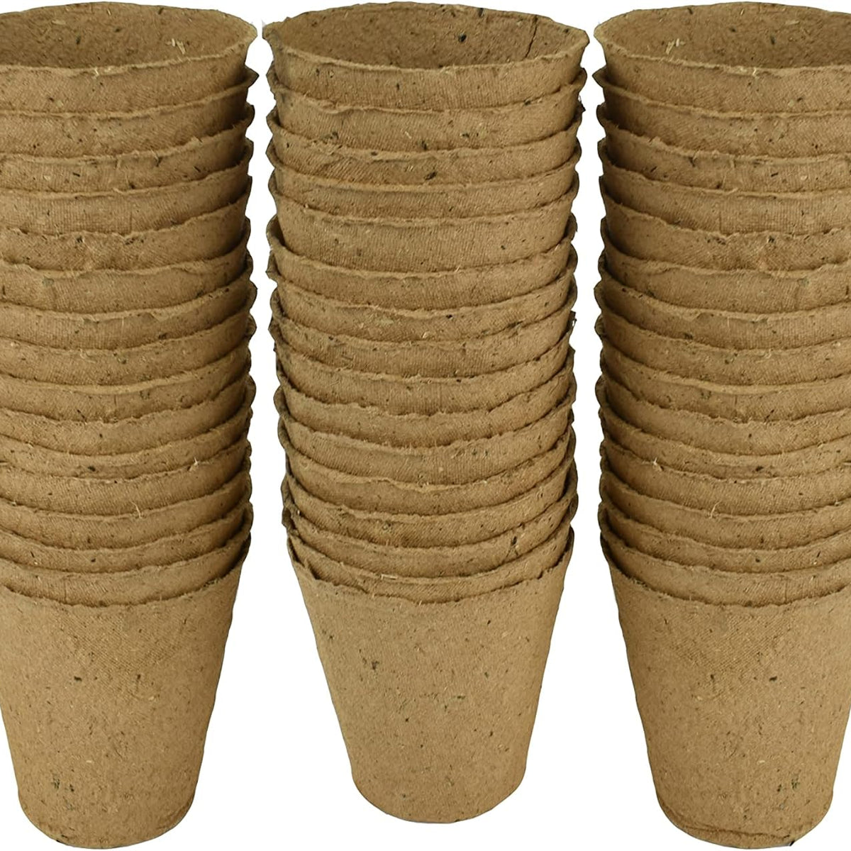 Gro-sure Fibre Pots Round 8cm 48 pack – Garden Store Direct