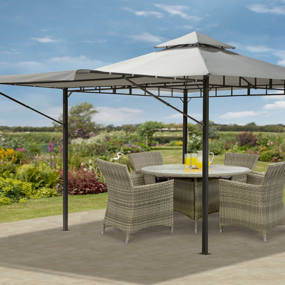 Provence 3m x 3m Extending Gazebo – Garden Store Direct