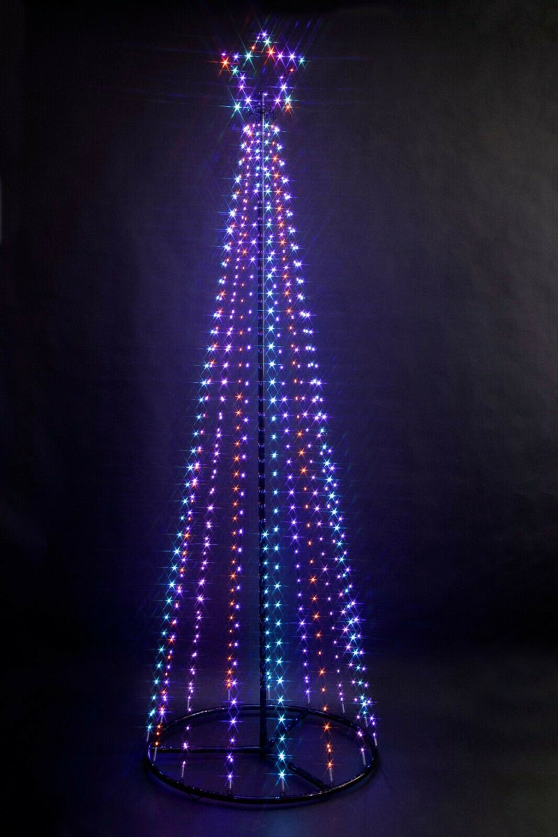 Maypole LED Trees - 2.4m - Multi Colour – Garden Store Direct