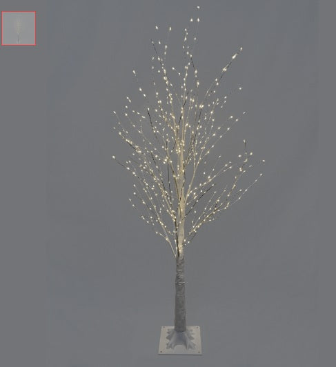 1.2m White Micro Dot Tree with 500 Warm White LEDs – Garden Store Direct